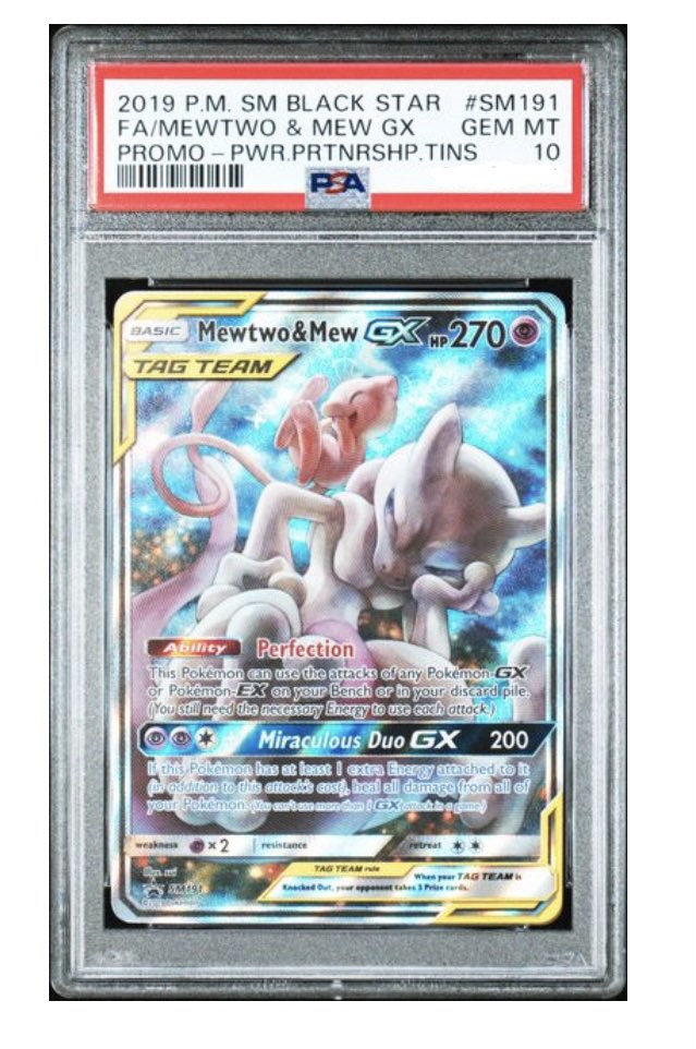 Psa 10 Mewtwo & Mew GX Pokemon Black Star Promo SM191 Full Art, Hobbies ...