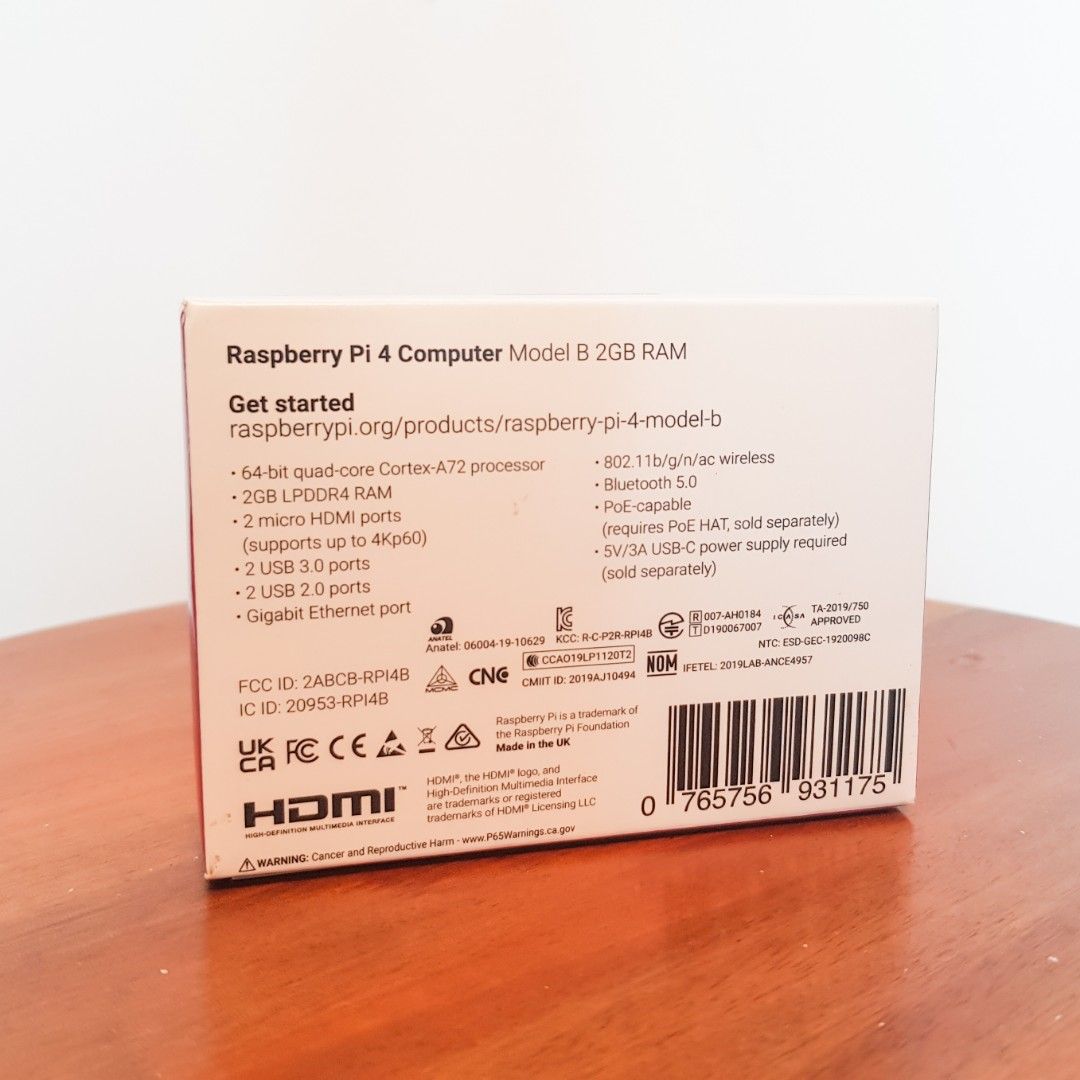 Raspberry Pi 4B 2GB Set [UP235 from shopee], TV & Home Appliances ...
