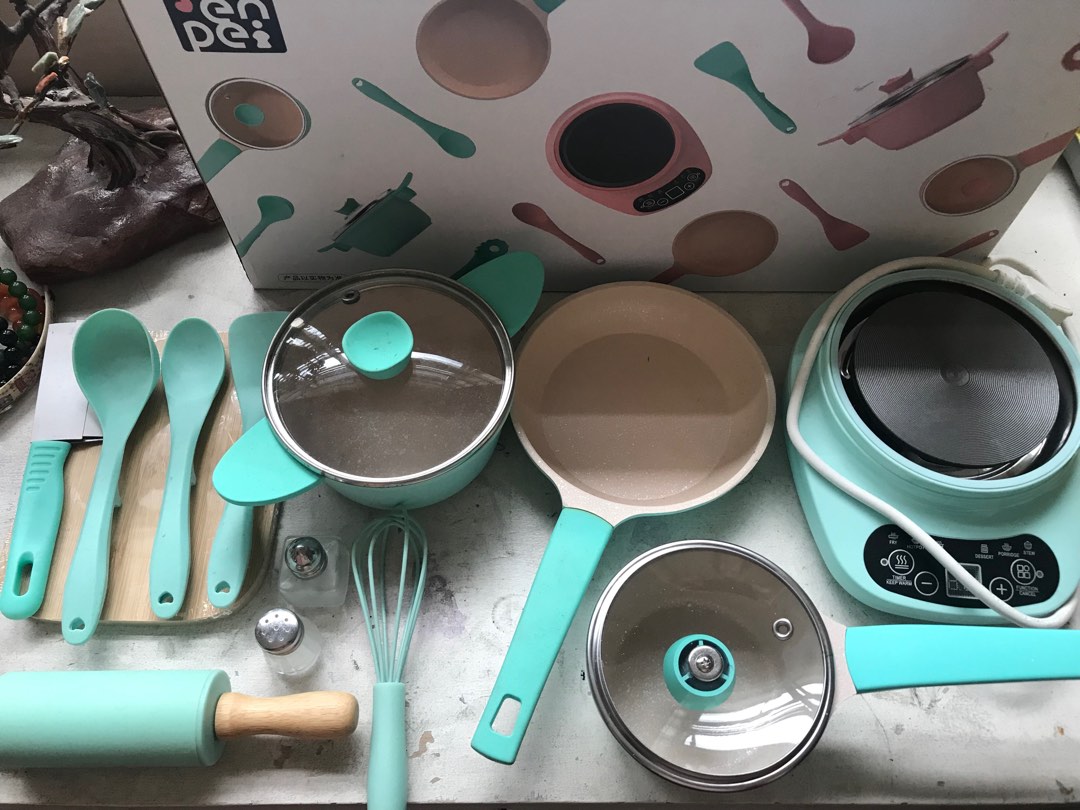 Real Cooking Set for Kids/Teens, Hobbies & Toys, Toys & Games on Carousell