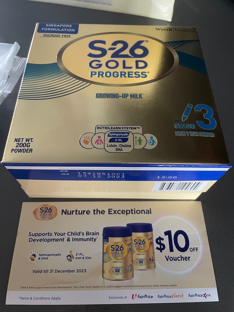 S26 Gold Progress stage 3 milk powder, Babies & Kids, Nursing & Feeding ...