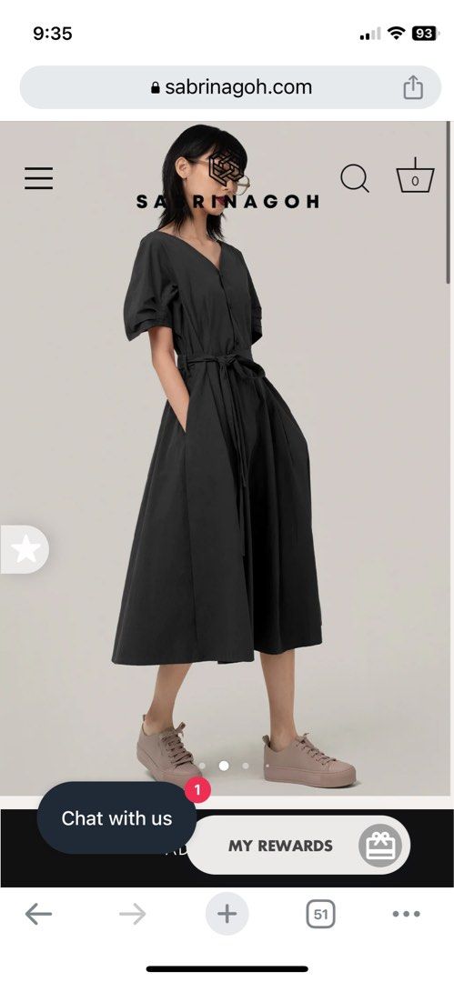 Sabrina Goh Rosalyn Dress, Women's Fashion, Dresses & Sets, Dresses on ...