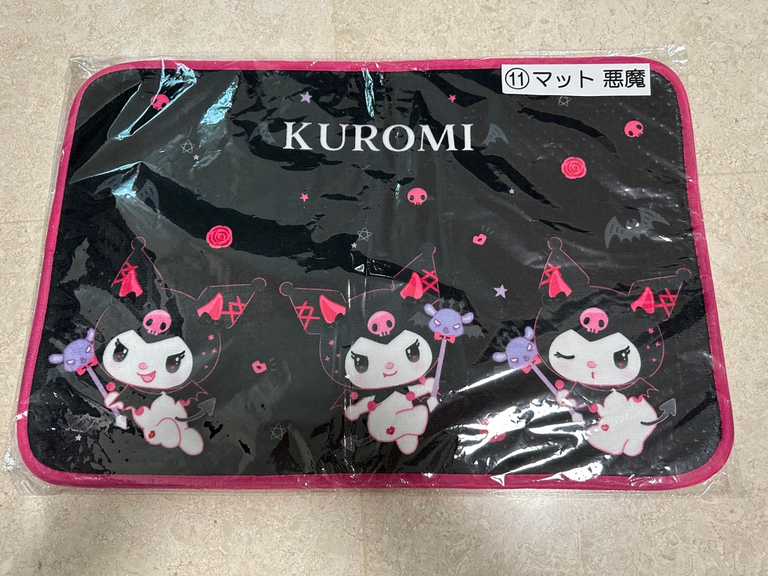 Sanrio kuromi bathroom mats, Furniture & Home Living, Home Decor ...