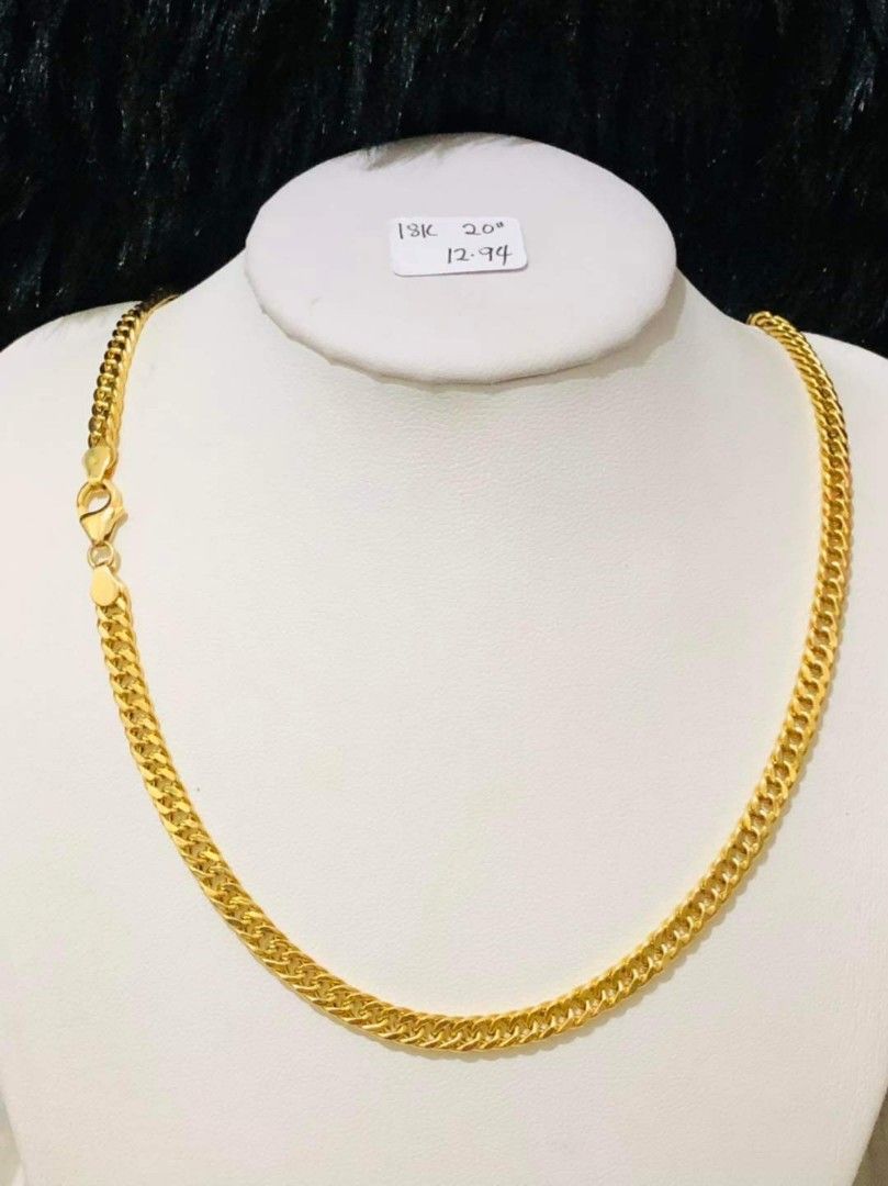 saudi gold 18k spl, Women's Fashion, Jewelry & Organizers, Necklaces on ...