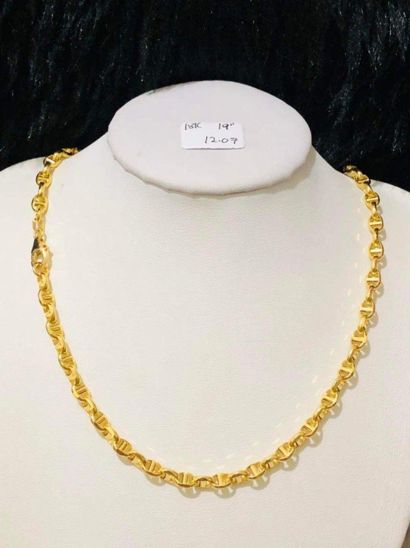 saudi gold 18k spl, Women's Fashion, Jewelry & Organizers, Necklaces on ...