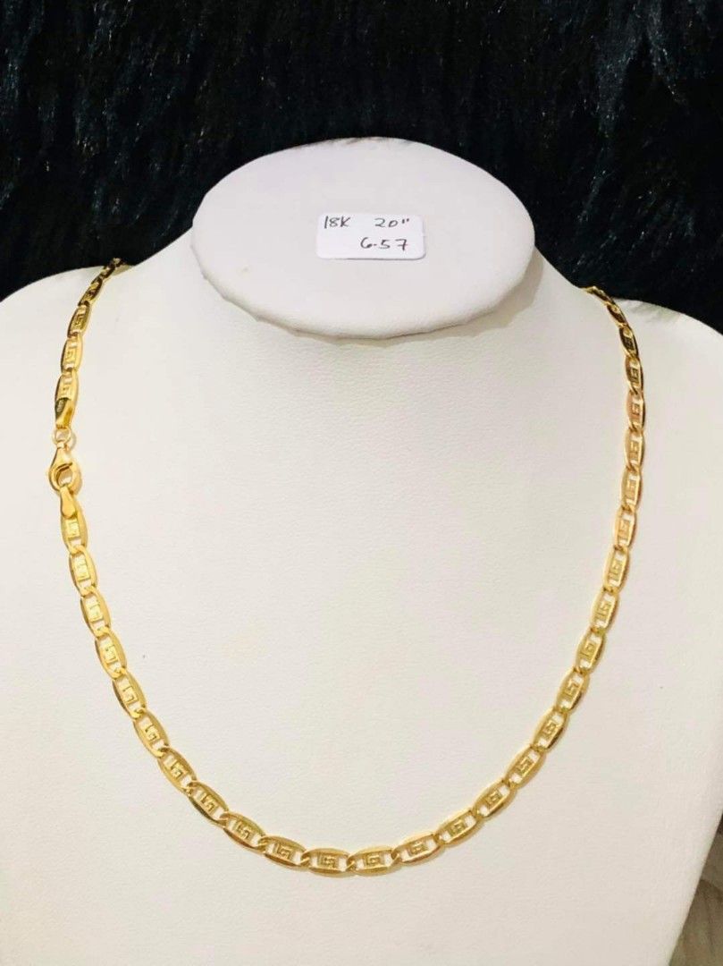 saudi gold 18k spl, Women's Fashion, Jewelry & Organizers, Necklaces on ...
