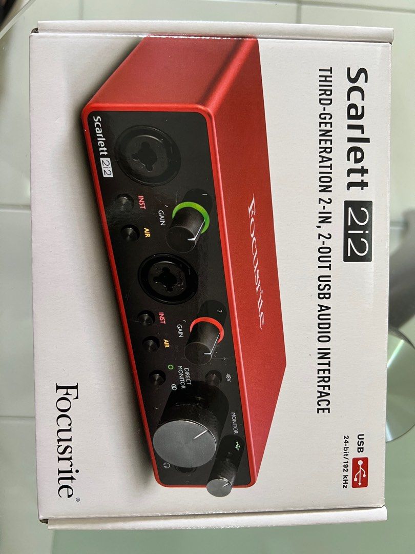 Focusrite Scarlett 2i2 Third Generation, Audio, Other Audio Equipment ...