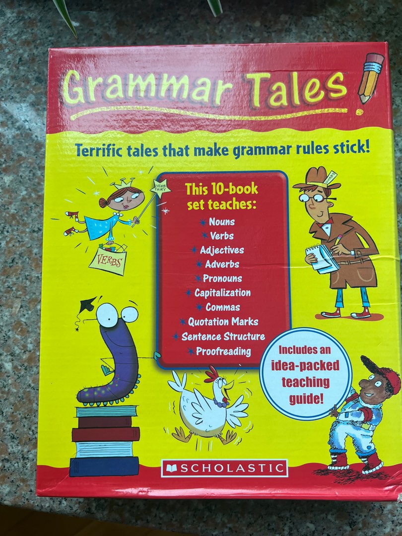 Scholastic Grammar Tales box set (10 books with teaching guide), 興趣及遊戲 ...
