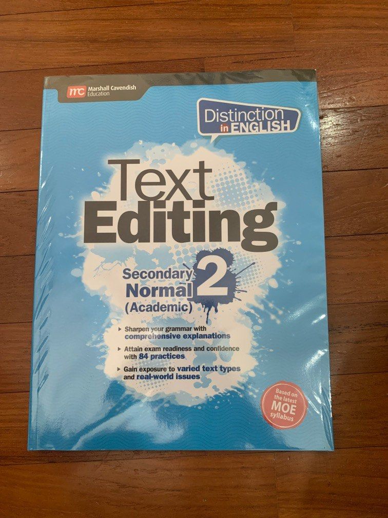 Sec 2 NA Distinction in English TextEditing book, Hobbies & Toys, Books ...