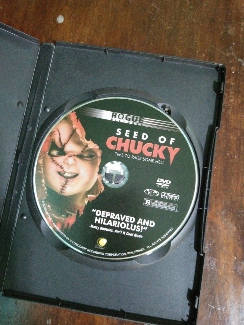 Seed of Chucky DVD movie Original, TV & Home Appliances, TV ...