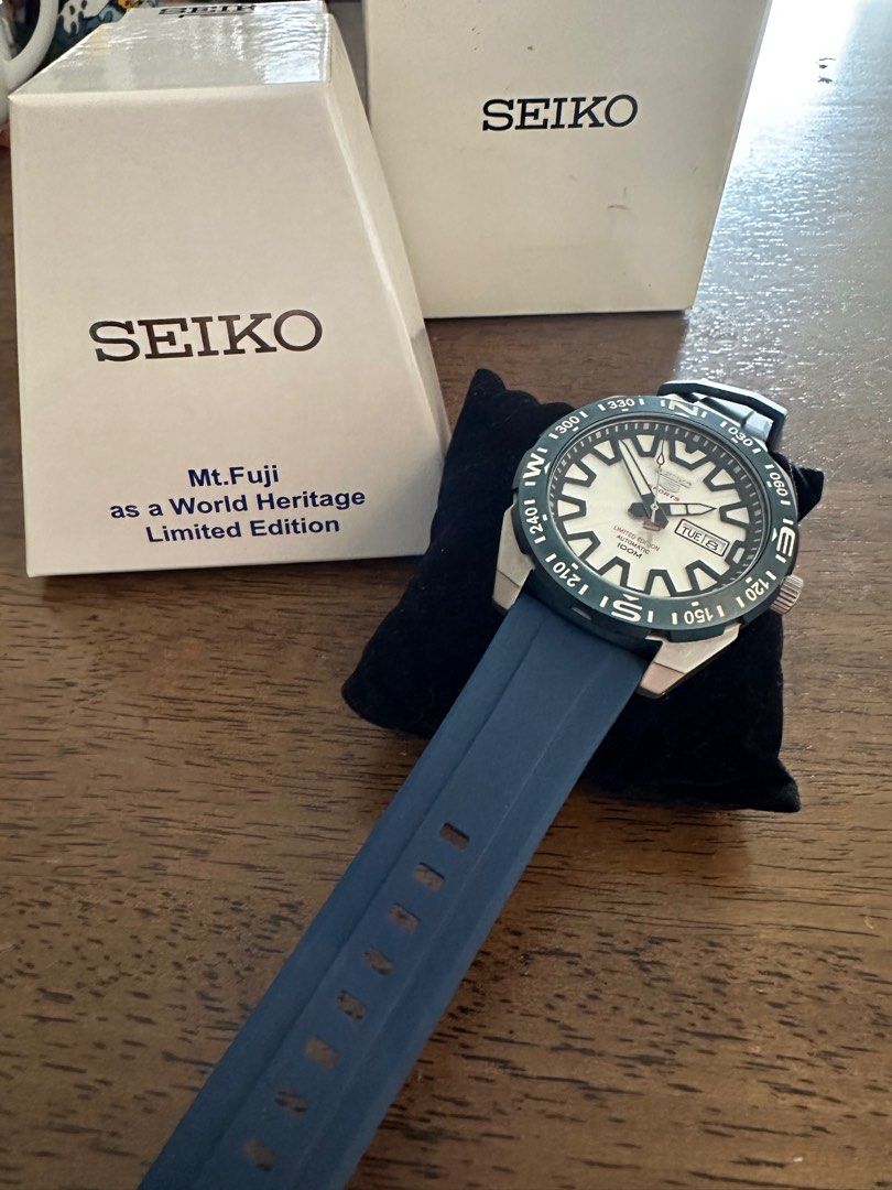 Seiko limited edition MT.Fuji watch, Men's Fashion, Watches ...