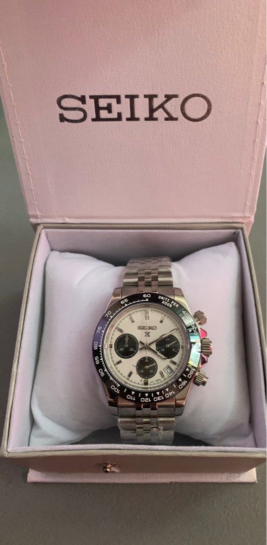 Seiko mod panda, Luxury, Watches on Carousell