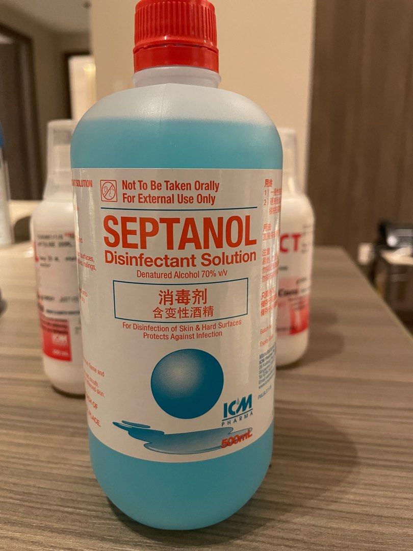 Septanol disinfectant solution, Health & Nutrition, Medical Supplies ...