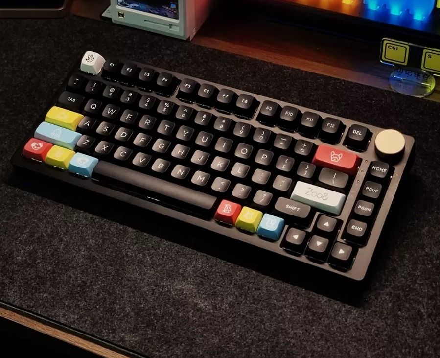 [SG] Akko MDA keycap Zoo animal WOB double shot PBT olivia mechanical ...