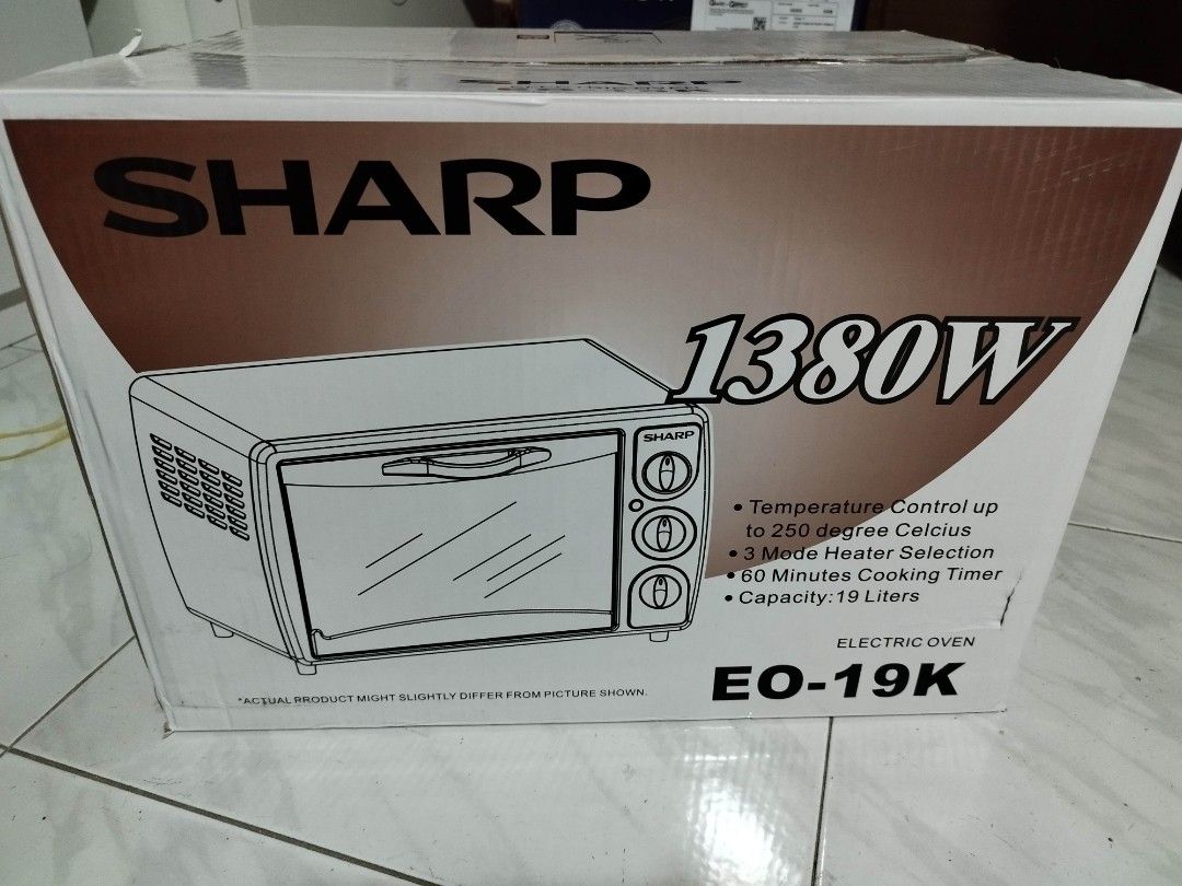 Sharp Electric Oven EO-19K, TV & Home Appliances, Kitchen Appliances ...