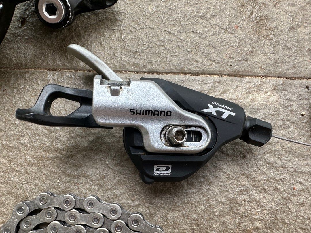 Shimano XT 10speed Cassette - Derailleur - Shifter - Chain, Sports Equipment, Bicycles & Parts ...