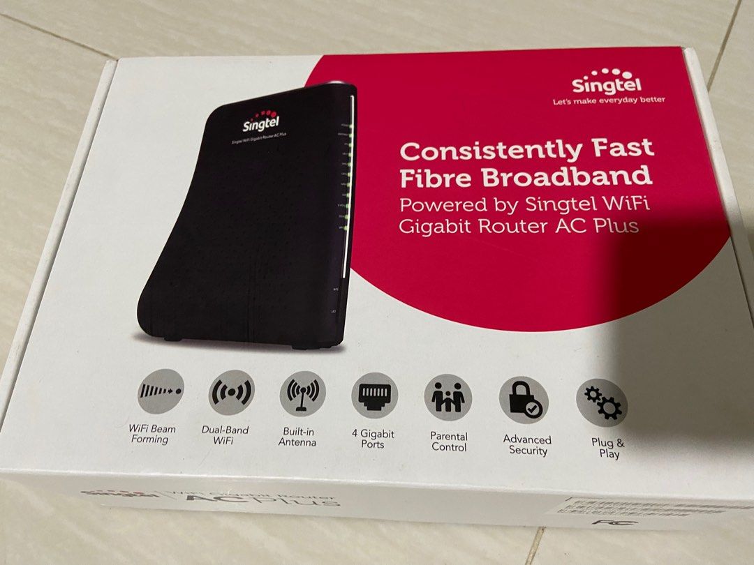 Singtel Wifi Router, TV & Home Appliances, Other Home Appliances on ...