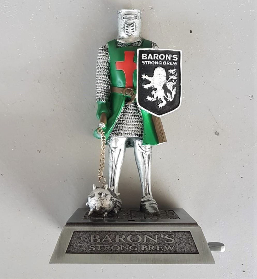 Medieval Soldier in Medieval Armour, Baron's Strong Brew Souvenir ...
