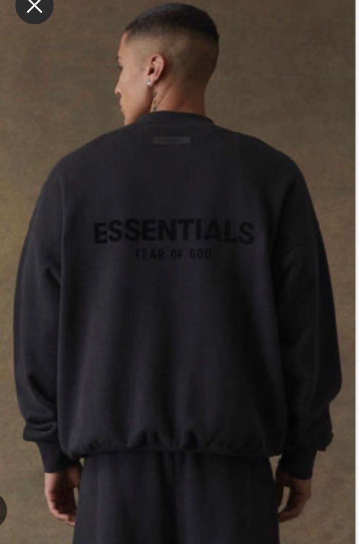 SS22 Essentials Fear of God Stretch Limo Crew Neck Sweatshirt Special ...