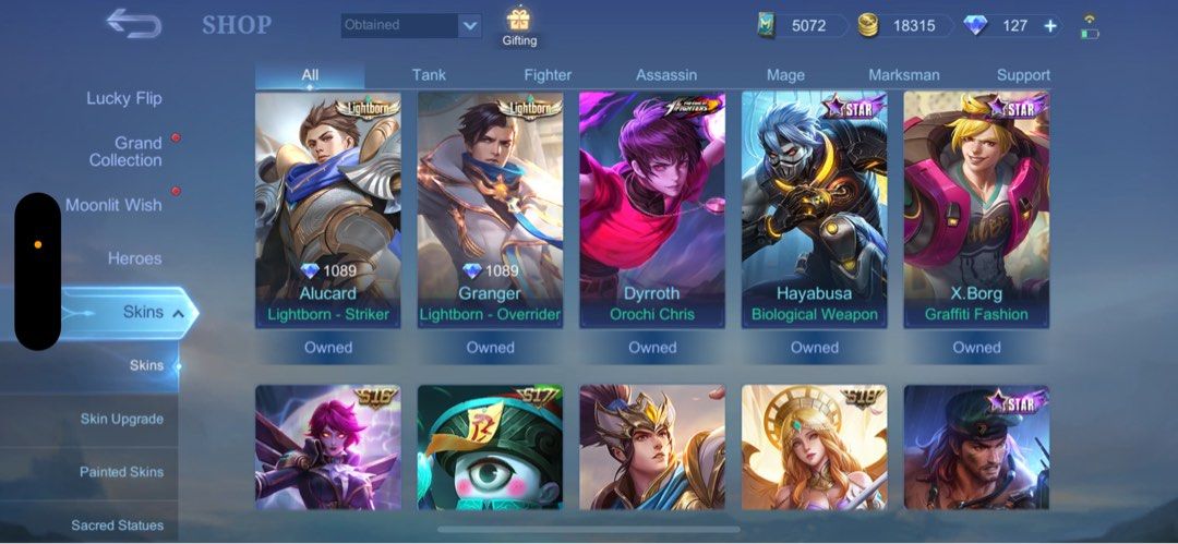 Stacked MLBB Account, Video Gaming, Gaming Accessories, In-Game ...
