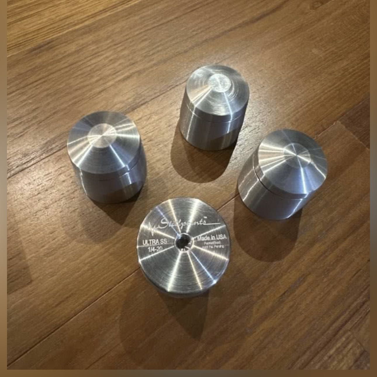 Stillpoints Ultra SS Footers, Audio, Other Audio Equipment on Carousell