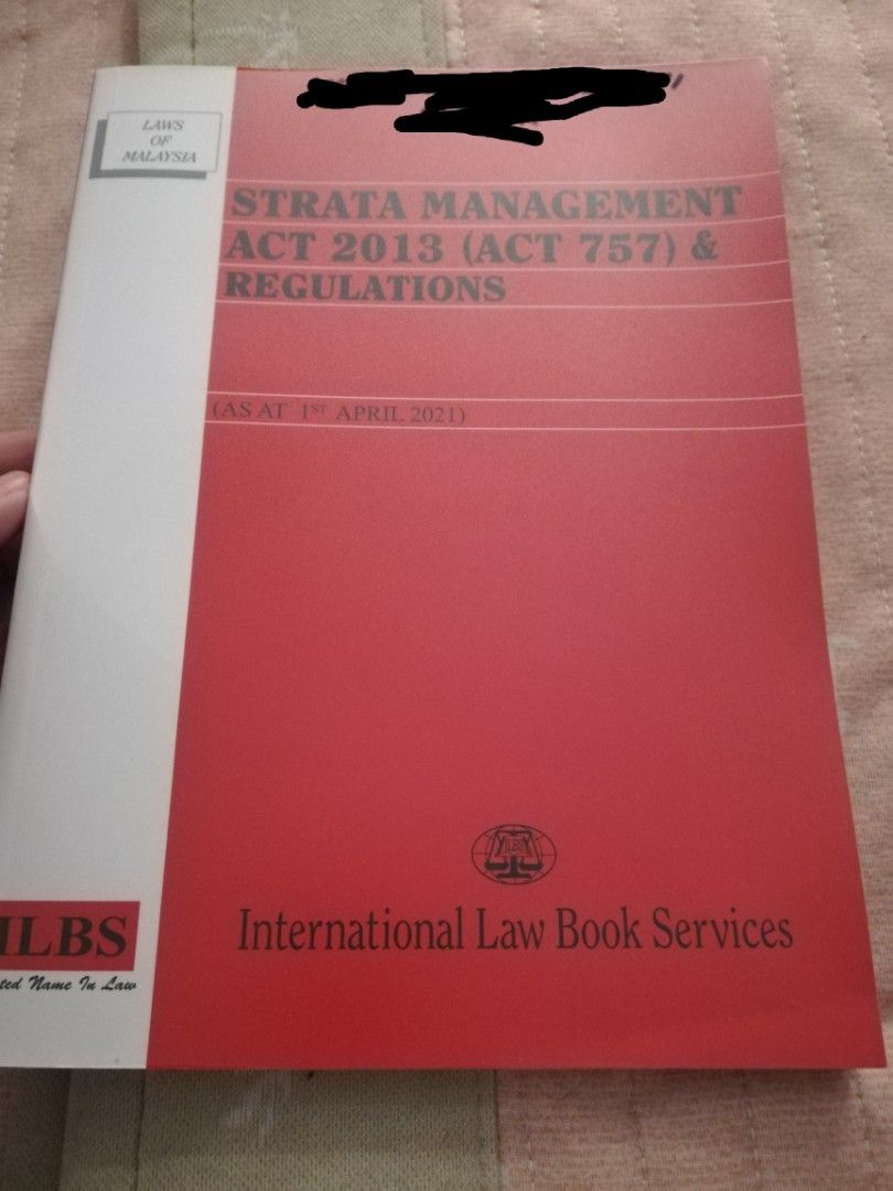 Strata Management act 2013 (Act 757) & Regulations as at 1st April 2021 ...