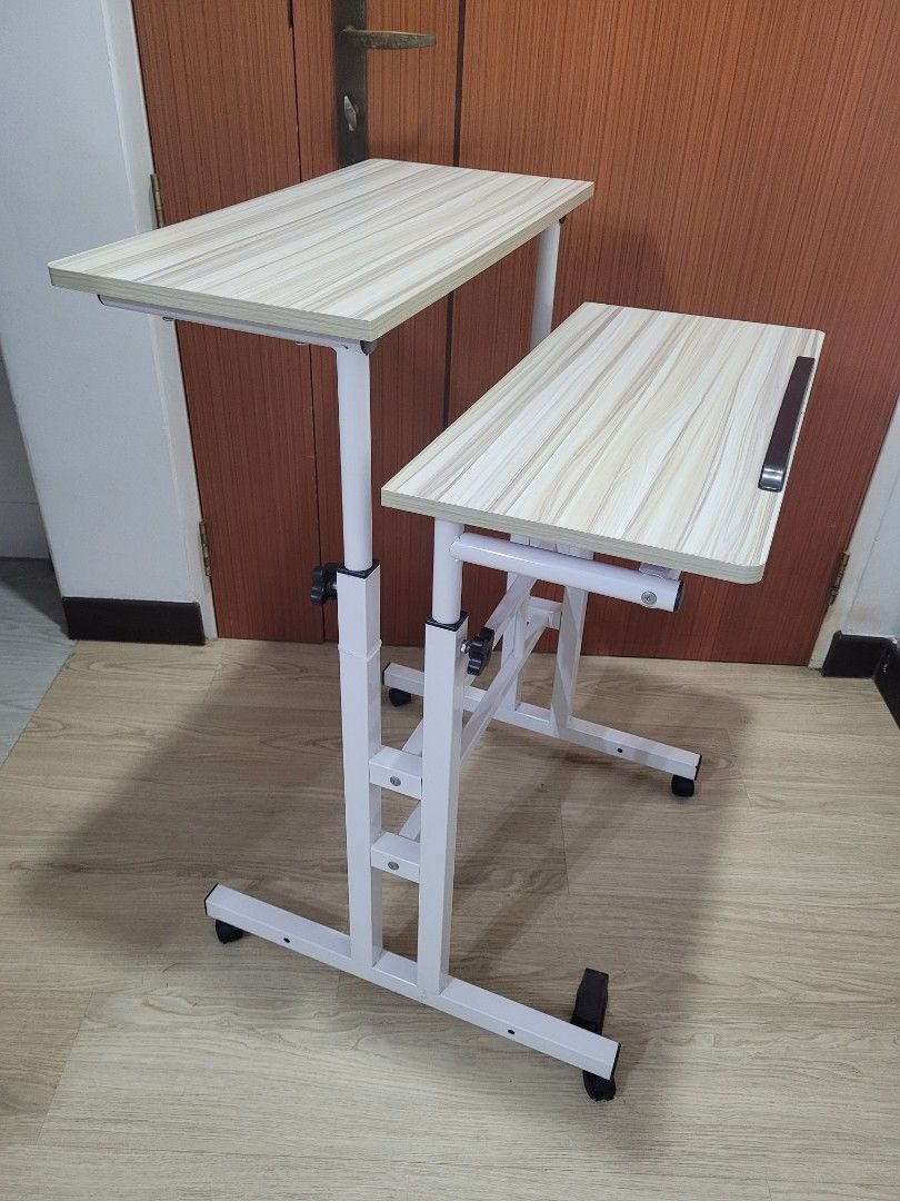 Study table with wheels/Computer desk, Furniture & Home Living ...