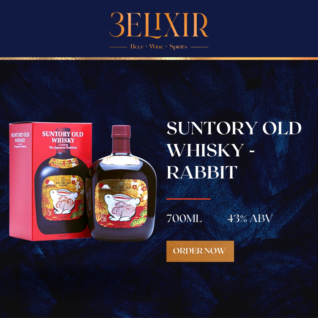 Suntory Old Whisky - Rabbit 700ML, Food & Drinks, Alcoholic Beverages ...
