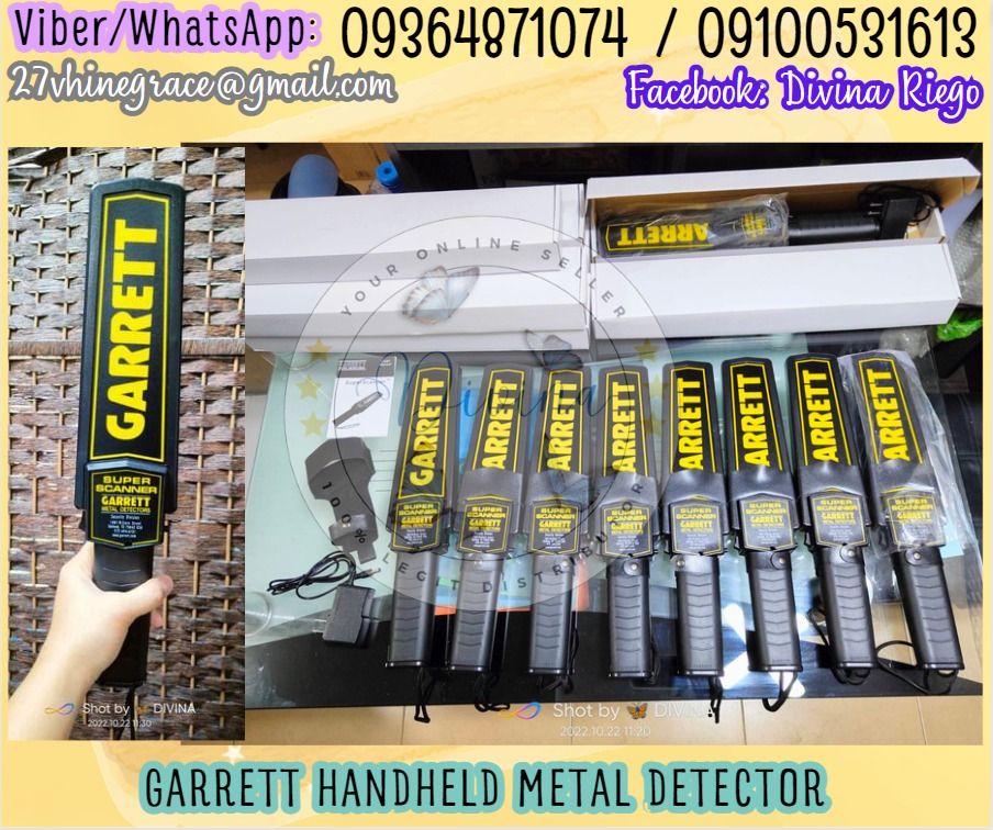 Super Scanner Garrett Handheld Metal Detector, Furniture & Home Living ...