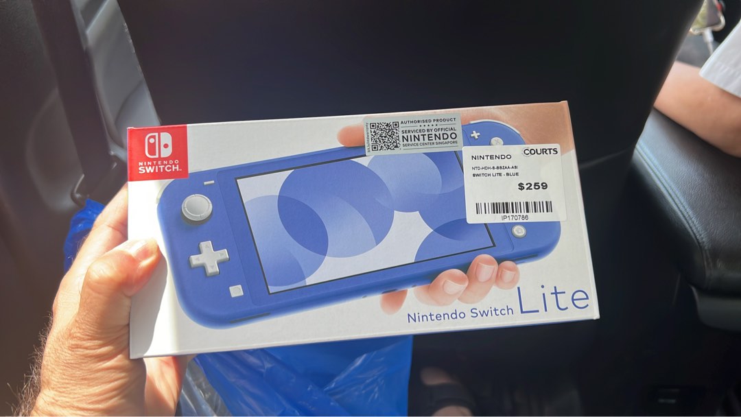 Switch lite - blue, Video Gaming, Video Game Consoles, Nintendo on ...