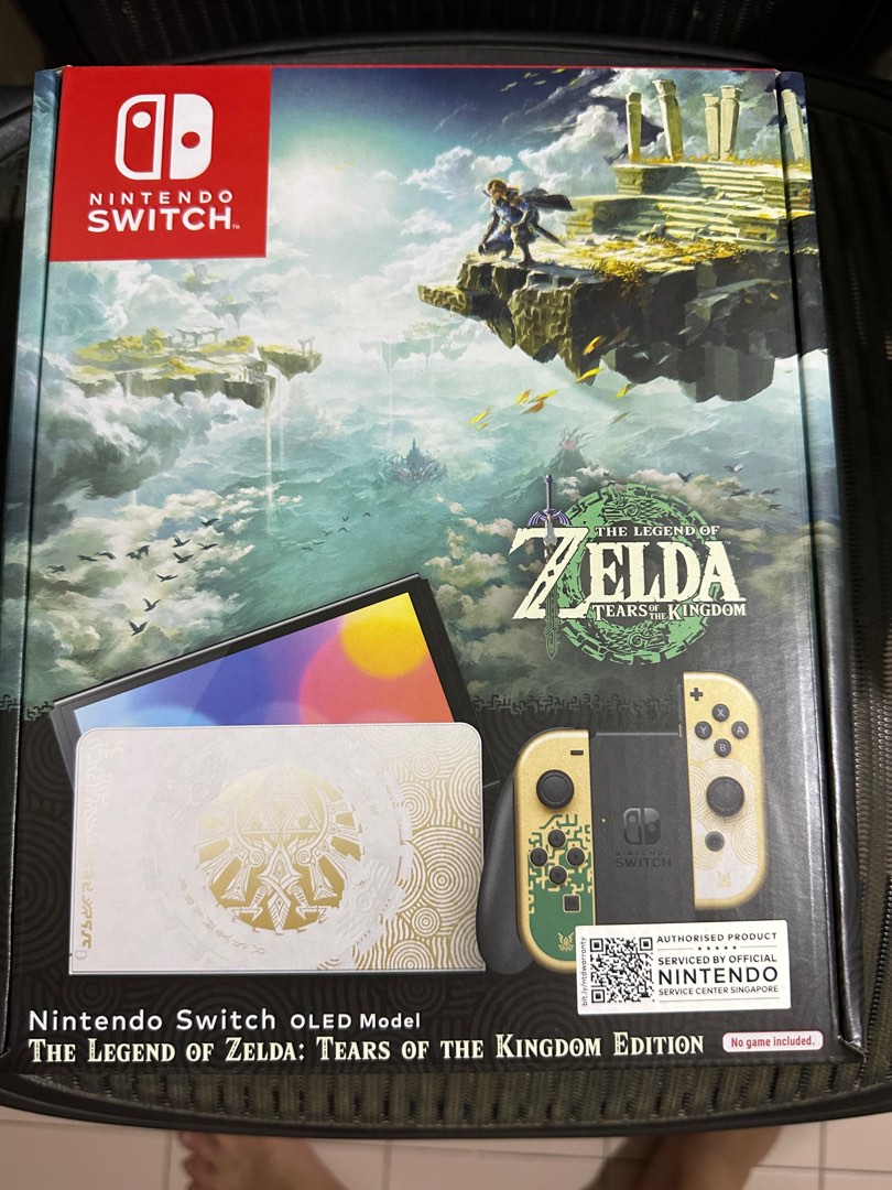 Switch Oled Zelda Version, Video Gaming, Video Games, Nintendo on Carousell