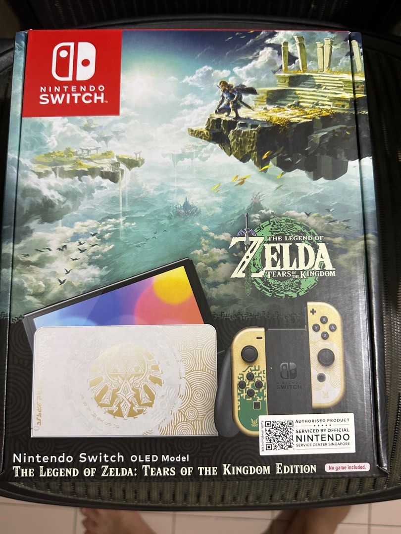 Switch Oled Zelda Version, Video Gaming, Video Games, Nintendo on Carousell