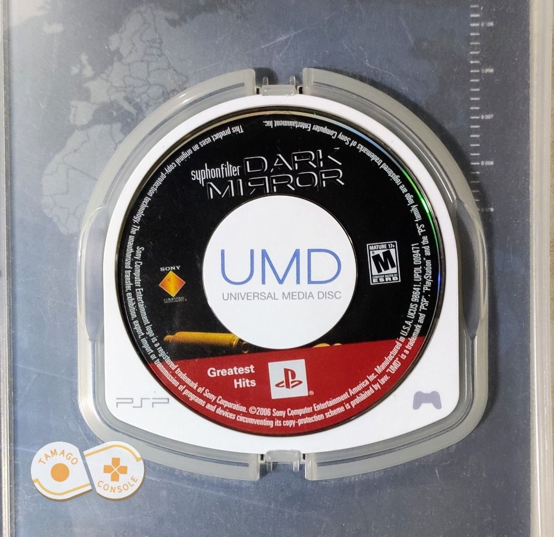 Syphon Filter Dark Mirror - [PSP Game] [ENGLISH Language] [CIB ...