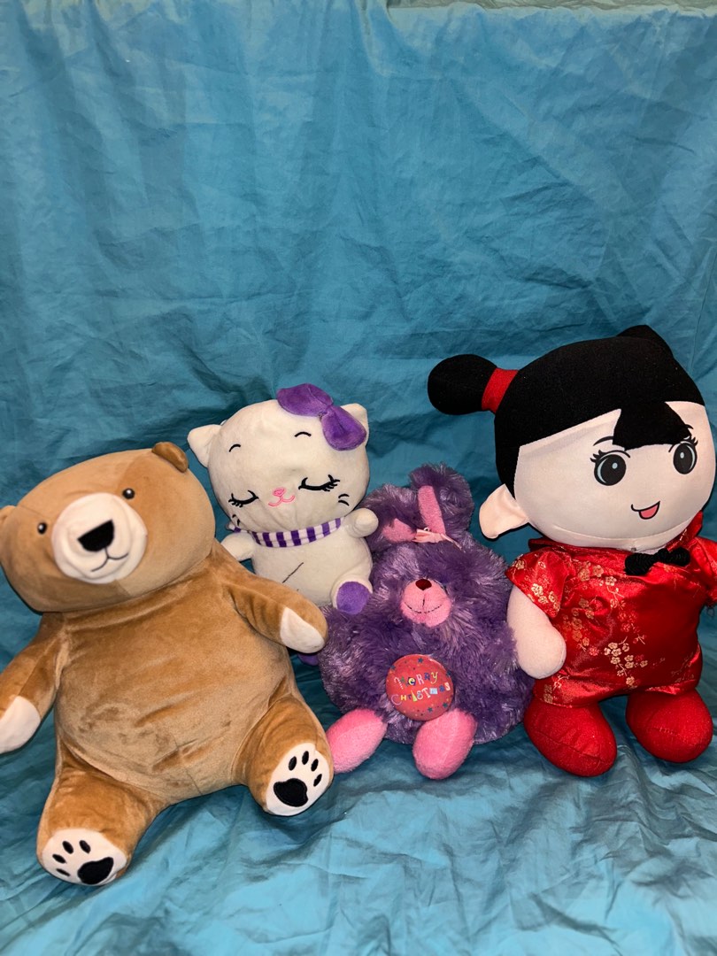 TAKE ALL (4 stuffed toys), Hobbies & Toys, Toys & Games on Carousell