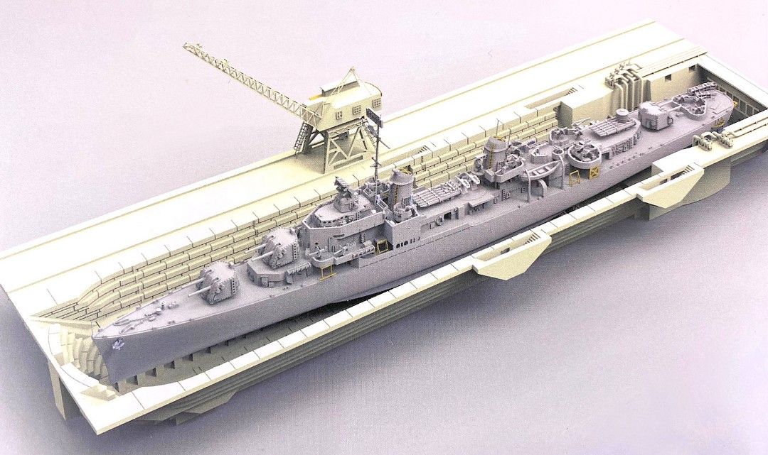 Takom 1/700 USS Frank Knox Destroyer war Ship Model Kit, Hobbies & Toys ...