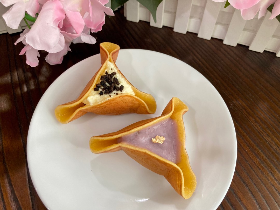 Taro and Oreo Fresh Cream Pancakes, Food & Drinks, Homemade Bakes on ...