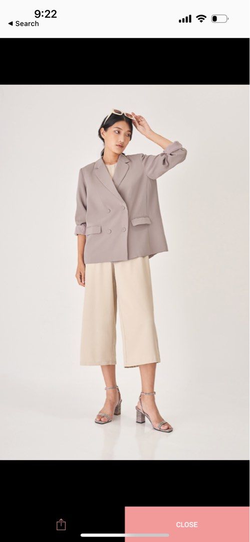 TCL Lisa Blazer in Clay, Women's Fashion, Coats, Jackets and Outerwear ...