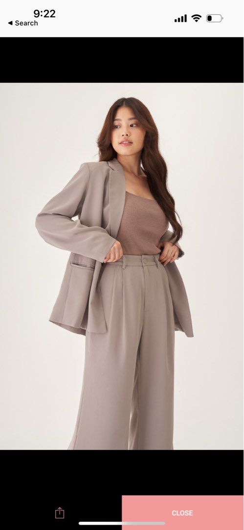 TCL Lisa Blazer in Clay, Women's Fashion, Coats, Jackets and Outerwear ...