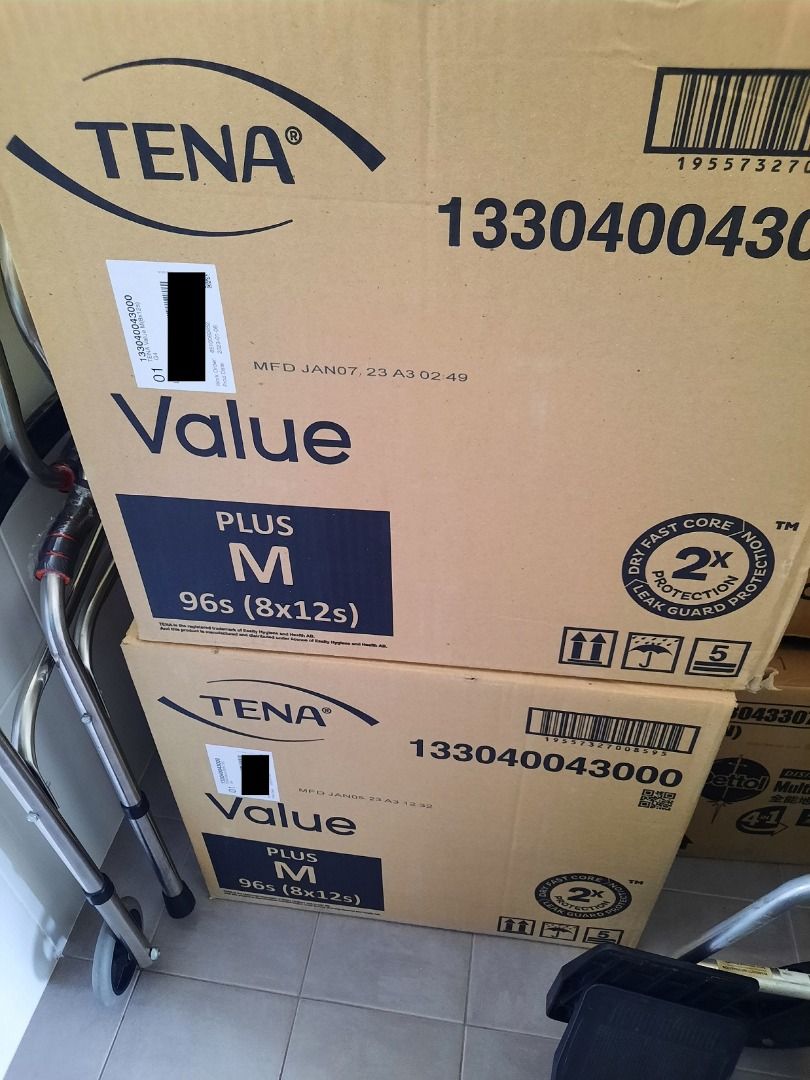 TENA Adult diaper(CARTON), Health & Nutrition, Assistive & Rehabilatory Aids, Adult Incontinence ...