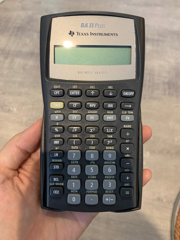 Texas Instruments BA II Plus Financial Calculator, Hobbies & Toys ...