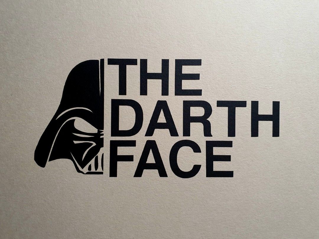 The darth face vinyl die -cut decal sticker, Car Accessories ...