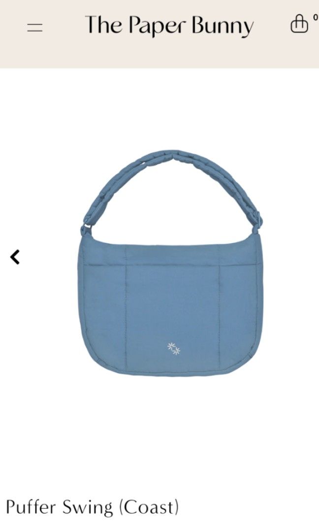 The Paper Bunny puffer swing, Women's Fashion, Bags & Wallets, Shoulder ...