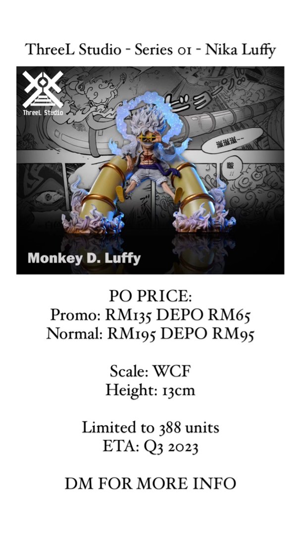 ThreeL Studio - Nika Luffy, Hobbies & Toys, Toys & Games on Carousell