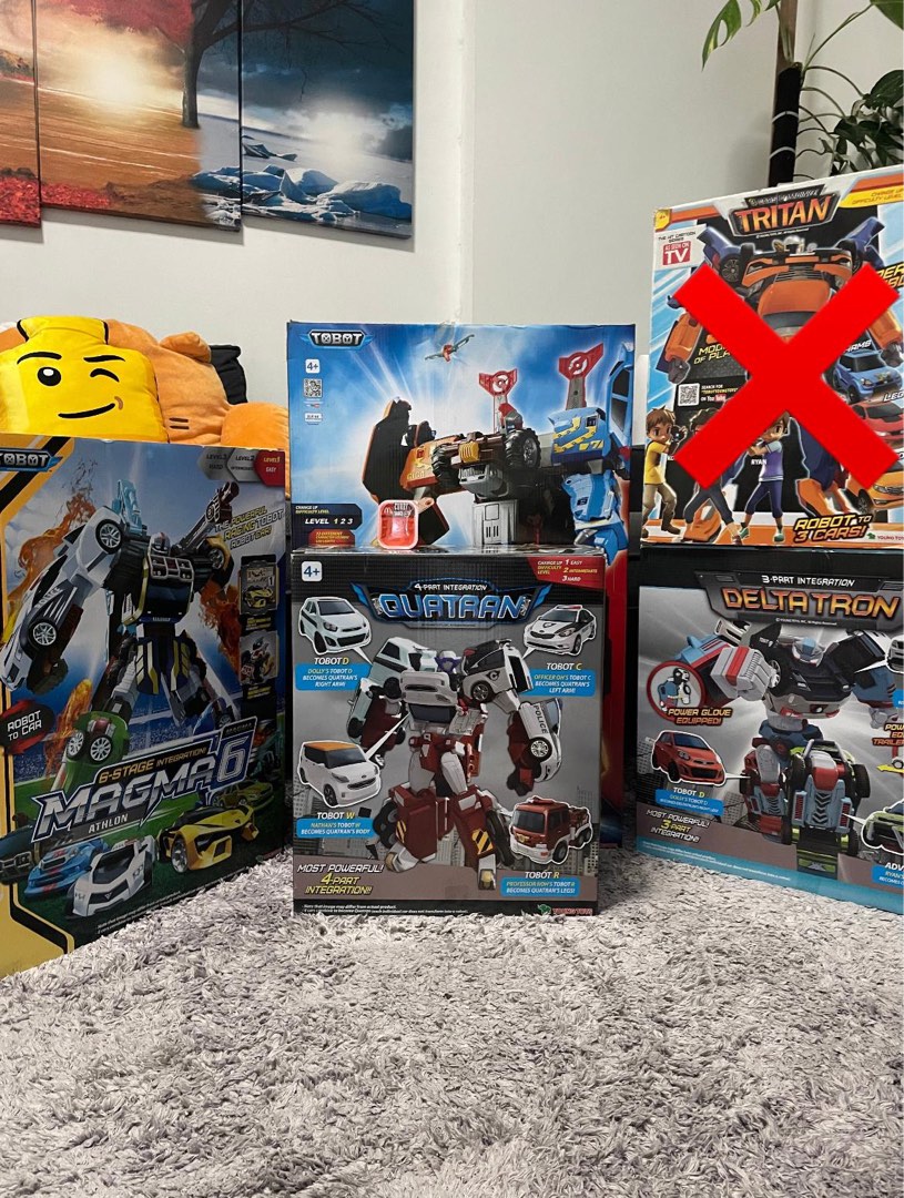HUGE Tobot Giga 7 Magma 6 Deltatron Quatran, Hobbies & Toys, Toys ...