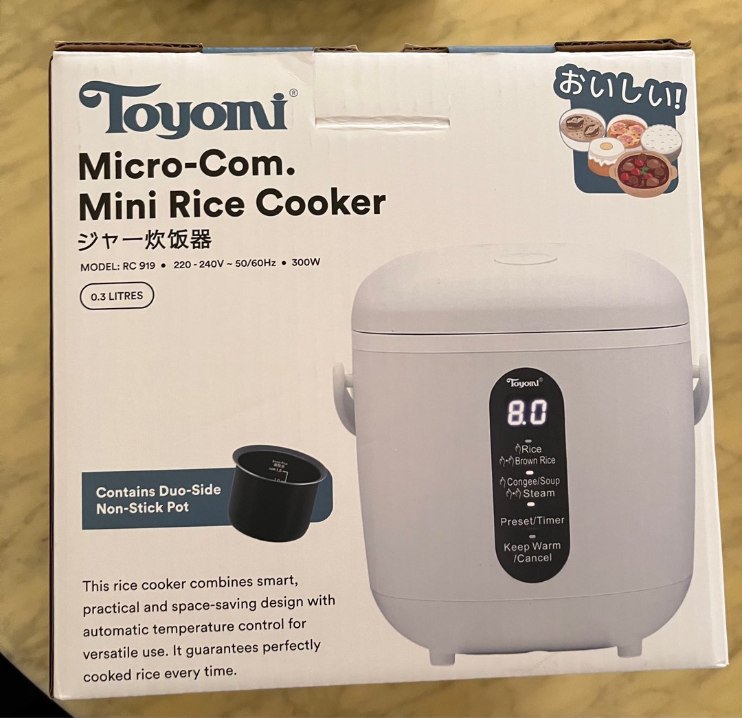 Toyomi Mini Rice Cooker, TV & Home Appliances, Kitchen Appliances ...