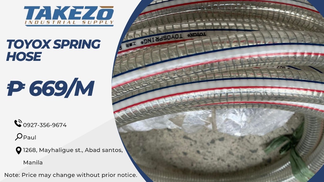 TOYOX SPRING HOSE, Commercial & Industrial, Construction Tools ...