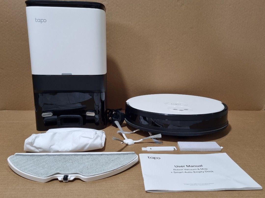 TP-Link Tapo RV 10 Plus Robot Vacuum & Mop + Smart Auto-Empty Dock, TV & Home Appliances, Vacuum ...