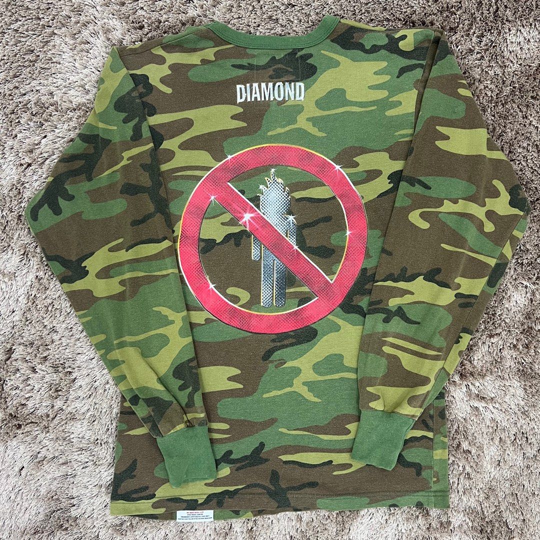 Travis Scott X Diamond Camo, Men's Fashion, Tops & Sets, Tshirts & Polo ...