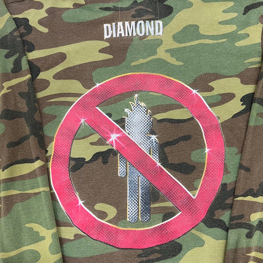 Travis Scott X Diamond Camo, Men's Fashion, Tops & Sets, Tshirts & Polo ...