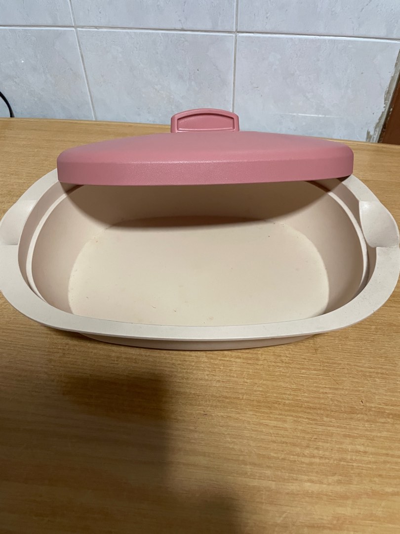 Tupperware rectangular serving bowl with lid, Furniture & Home Living ...