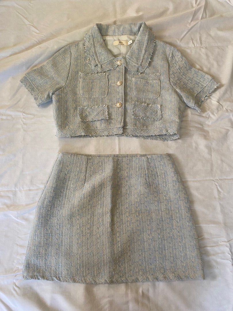 Tweed Set, Women's Fashion, Dresses & Sets, Dresses on Carousell